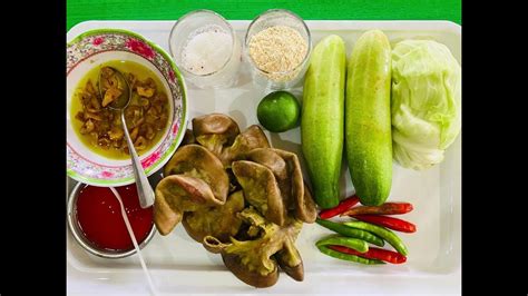 ၀က်အူသုပ် မြင်းခွာရွက်ဟင်းချို Youtube