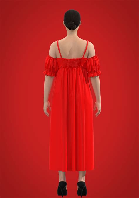 Mdsaiful Islam On Linkedin 3drendering 3ddesign Ladiesfashion Smocking