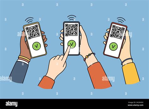 Scanning Qr Codes And Technologies Concept Stock Photo Alamy