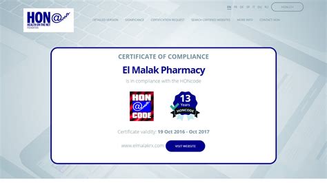 13 years of honcode compliance