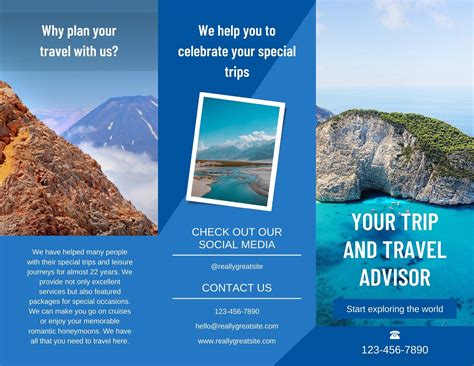 Making A Travel Brochure