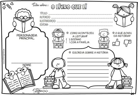 Ficha De Leitura Artofit