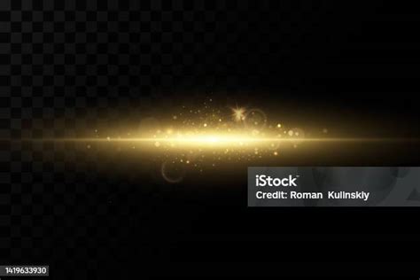 빛의 황금 입자 황금빛 가벼운 플레어 투명한 배경에 고립 된 별 건강관리와 의술에 대한 스톡 벡터 아트 및 기타 이미지 건강