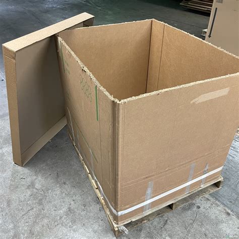Used 48x40x41 Hpt Style Four Wall Full Bottom Rectangular Gaylord Box