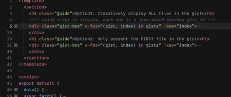 Nuxtjs Github Gist Embedding A Gist Within Pages Dev Community