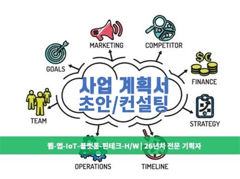 아이디어만 있다면 사업계획서 컨설팅 첨삭까지 한번에 크몽