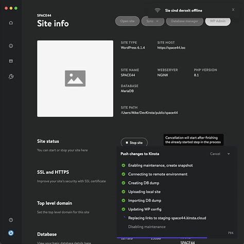 Uploading To Staging From Devkinsta Stuck Application Support