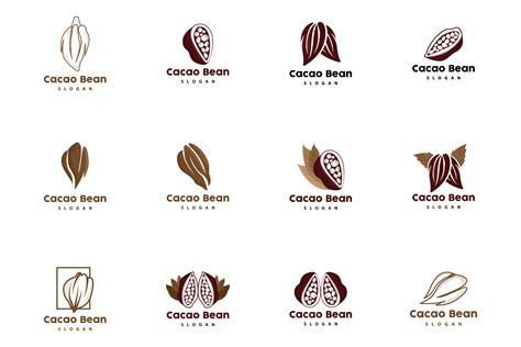 Vintage Cacao Logo Cocoa Fruit Plant Graphic By May Graphic · Creative
