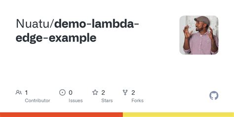 Github Nuatudemo Lambda Edge Example
