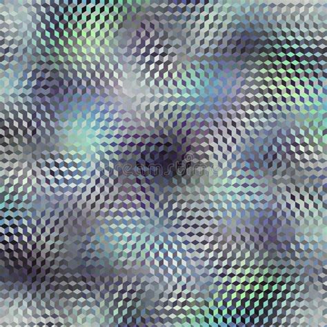 Geometric Polygonal Pattern Of A Cubes In Low Poly Style Stock Vector Illustration Of