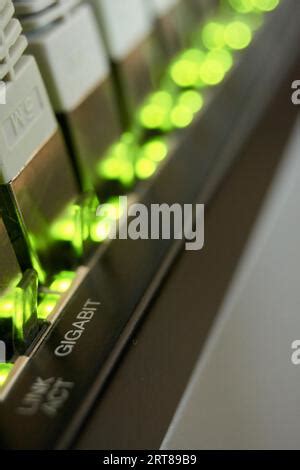 Gigabit Ethernet Connection Stock Photo Alamy