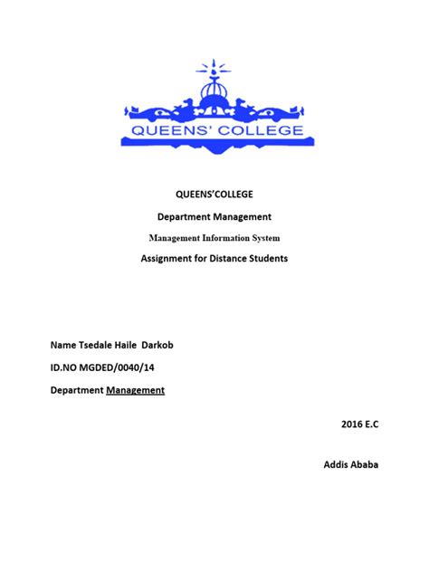 management information system pdf management information system