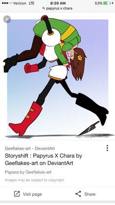 Papyrus X Chara Ideas Chara Papyrus Undertale