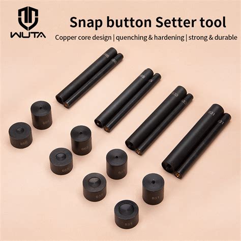 snap button setter installation mold die tools fastener fixing tool ki