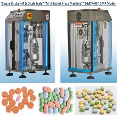 Single Stroke R And D Lab Scale Mini Tablet Press Machine Automation Grade Automatic Capacity