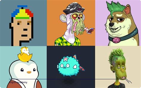 10 مدل از انواع ان اف تی بررسی انواع Nft آکادمی بیت پین