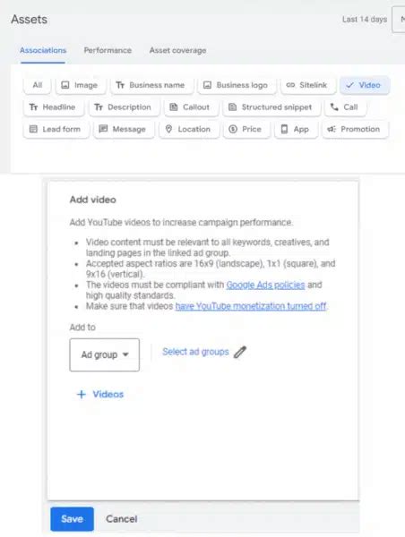 Google Ads Adds Video Asset Option