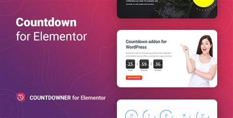 Countdowner Countdown Timer For Elementor By Merkulove Codecanyon