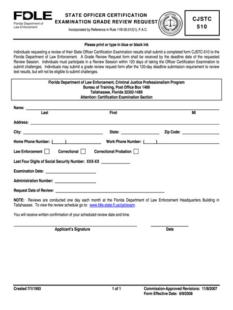 Fdle Forms Fill Out And Sign Online Dochub