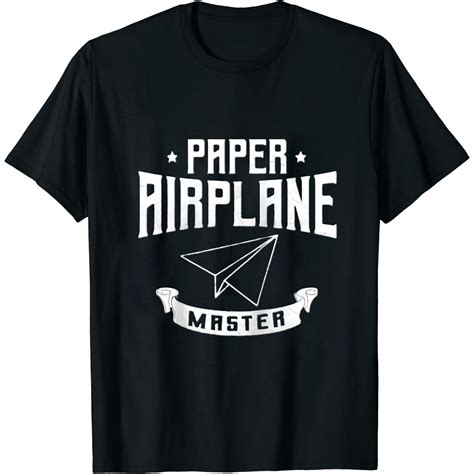 Womens Shirt Paper Airplane Master Funny Paper Plane Flying Raglan