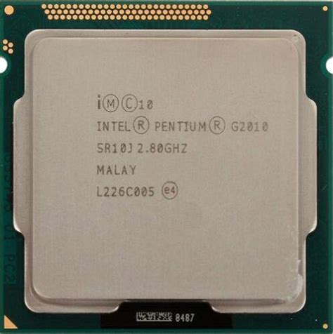 Intel G860 CPU Processor 3.00GHz 5 GT/s 3MB Dual Core LGA 1155/Socket ...