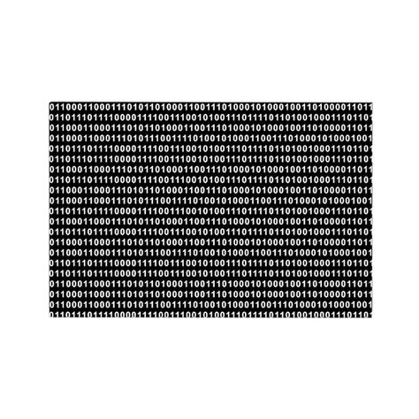 Binary Code 010 Dos Rectangle Magnet Cafepress