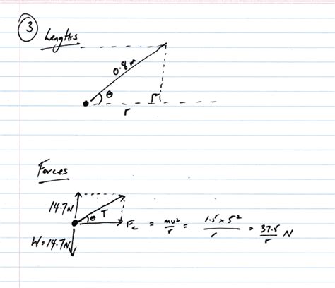 Conical Pendulum What Are The Tension And The Angle • Physics Forums
