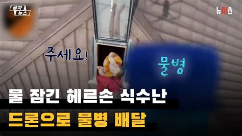 물 잠긴 헤르손 식수난 드론으로 물병 배달 Youtube