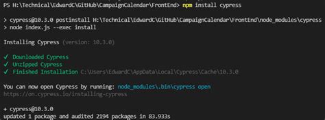 Trouble With Initial Install And Setup · Issue 22845 · Cypress Iocypress · Github