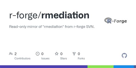 Github R Forgermediation Read Only Mirror Of Rmediation From R