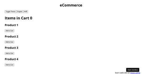 Usecontext Live Exercise Codesandbox