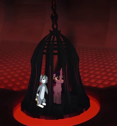 Tom And Jerry In Cage With Twilight By Princessamulet16 On Deviantart