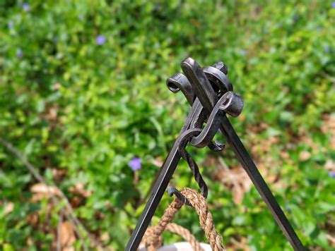 Campfire Cooking Irons And Tripod Etsy