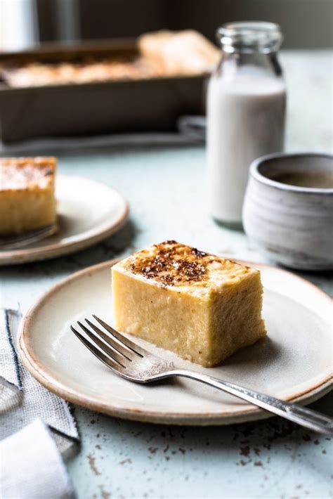 Cassava Cake Is A Classic Dessert In The Philippines Made With Grated