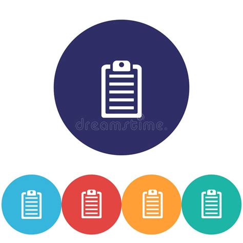 List Vector Icon Lorem Ipsum Flat Design Stock Illustration