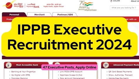 Ippb Executive Recruitment 2024 47 Executive Posts Apply Online