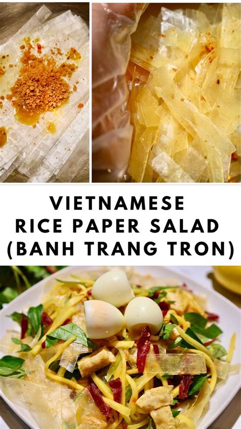 Banh Trang Tron Vietnamese Rice Paper Salad Recipe Recipe