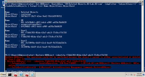 AD Shot Gyan How To Recover Deleted Objects Using AD Recycle Bin