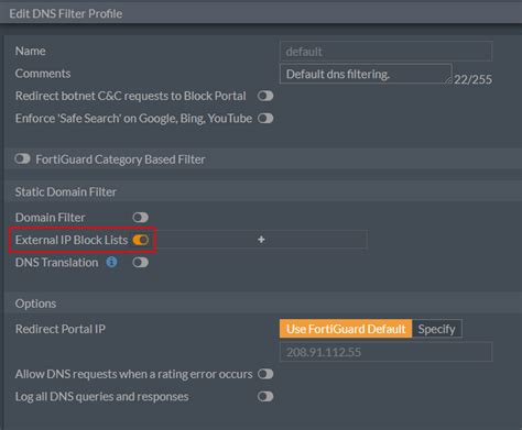 displaying a blocking page using your firewall fortigate secutec