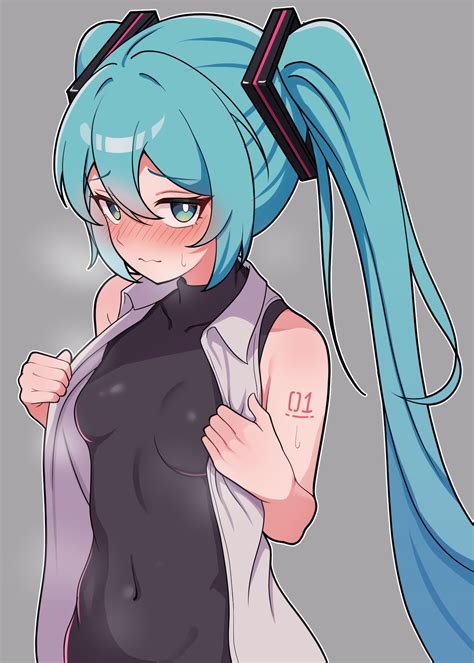 Hatsune Miku Vocaloid Drawn By Kumadagaon Danbooru