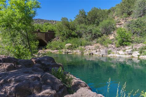Fossil Creek Bridge Parking Lot Mogollon Rim Natural Atlas