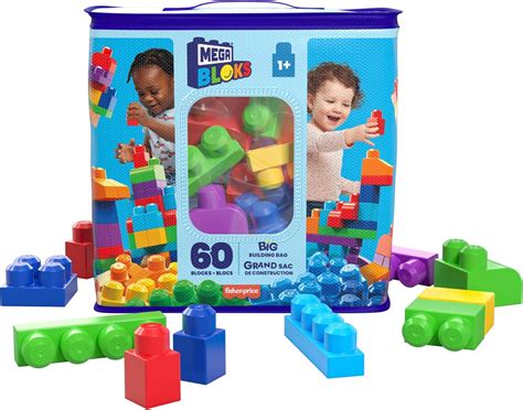 Mega Bloks Bolsa 60 Piezas Bloques De Construcción Juguete