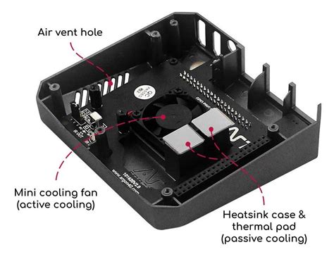 argon one aluminum multifunction case v2 for rpi 4b