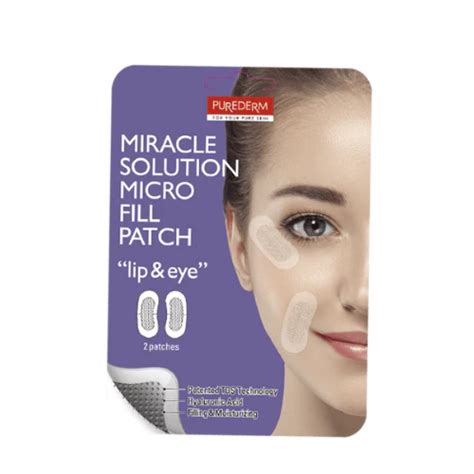 Purederm Miracle Solution Micro Fill Patch Lip And Eye Buy Korean And Japanese Skincare In Canada