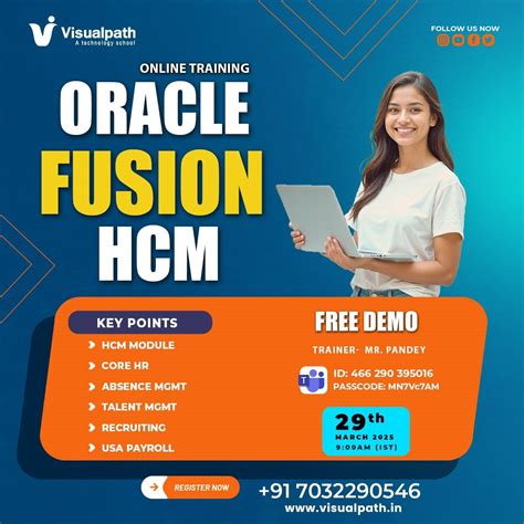 Freedemo Oraclefusionhcmcloud Oraclefusionhcm Hcmtraining Oraclehcm… Visualpath It