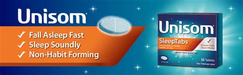Unisom Sleeptabs Nighttime Sleep Aid Doxylamine Succinate
