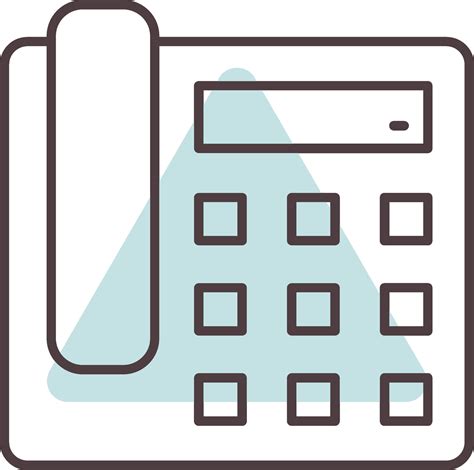 Telephone Line Shape Colors Icon Vector Art At Vecteezy