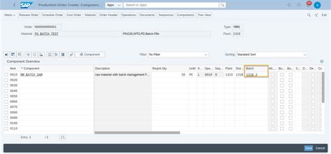 Set Up Batch Determination In Manufacturing In Sap Sap Community