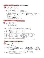 Master The Art Of Logarithmic Differentiation In Higher Order Course Hero