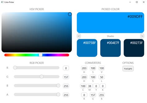 Github Jerzybalcercolorpicker Desktop Color Picker Made In Wpf